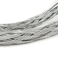 China 30KN 45KN 55KN Mesh Wire Rope Joint For Cable In Middle Slack Grip for sale