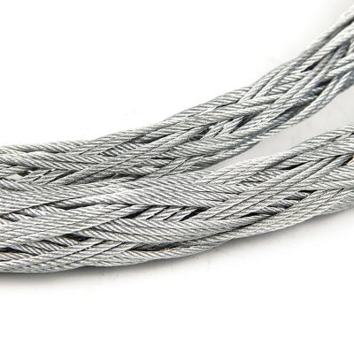 China 30KN 45KN 55KN Mesh Wire Rope Joint For Cable In Middle Slack Grip for sale