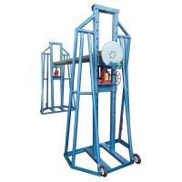 China Ordinary Hydraulic Cable Drum Stand 100KN Cable Drum Jack 10 Ton for sale