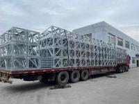 China Aluminum Alloy Frame Inner Suspended Gin Pole For Towers 119KN for sale