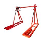 China 650mm-1250mm Cable Drum Lifting Hydraulic Jack Mechanical 30KN 50KN for sale