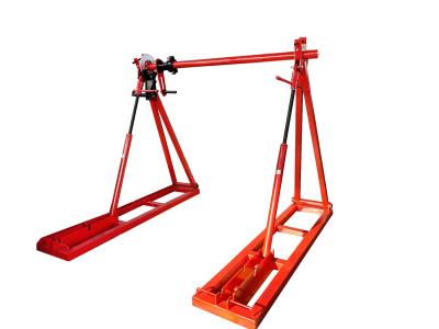 China 650mm-1250mm Cable Drum Lifting Hydraulic Jack Mechanical 30KN 50KN for sale