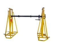 China 50KN Hydraulic Cable Drum Jack 5 Ton Cable Drum Lifting Hydraulic Jack for sale
