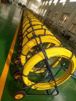 China 120m-300m FRP Duct Rodder Fiberglass Conduit Rodder For Plastic Pipe Laying for sale