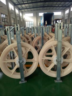 China Heavy Duty Stringing Blocks with Rubber Lined Aluminium Sheave and MC Nylon Sheave for 20KN to 60KN Loads for sale