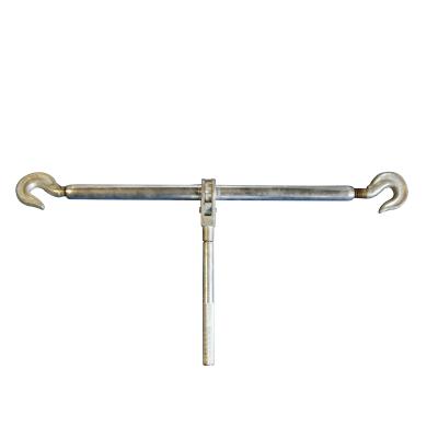 China 10KN 20KN 30KN 50KN Steel Turnbuckle Hook Tightener Adjusting for sale