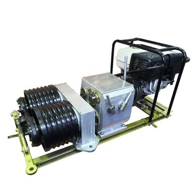 China Double Capstan Winch 40kn Diesel Cable Pulling Winch 3000kgs-8000kgs for sale