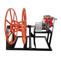 China Cable reel winder Optional shaft transmission, belt transmission for sale
