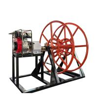 China Cable reel winder Optional shaft transmission, belt transmission for sale