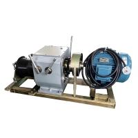 China 5T Engine Powered Winch with 5.5kW Motor 380V Power and Belt Drive for Cable Laying and Construction for sale
