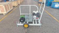 China 1T Capacity Portable Motorized Capstan Winch with Gasoline Engine for Cable Pulling and Heavy Load Lifting for sale