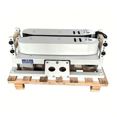 China White Cable Conveyor with Dual-Track Rubber Gripping Mechanism High-Power Dual-Motor Drive and Portable Design for Efficient Cable Installation for sale