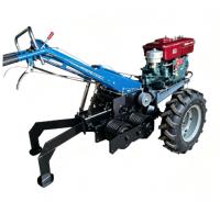 China Dual-Drum Diesel/Gasoline Powered Walking Tractor Winch with Four-Gear Transmission for Heavy-Duty Industrial Use for sale
