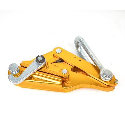 China Industrial Strength Wire Rope Gripper Come Along Clamp for 10-20mm Wire Diameter with 5-50KN Rated Load and Aluminum Alloy Construction for sale
