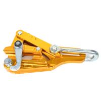 China Industrial Strength Wire Rope Gripper Come Along Clamp for 10-20mm Wire Diameter with 5-50KN Rated Load and Aluminum Alloy Construction for sale