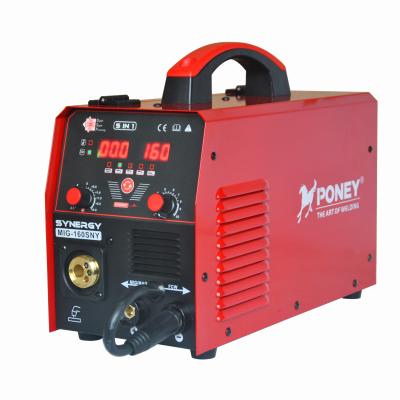 China Compact Inveter Synergic MIG Welder 220V Wire Feed Welding Machine for sale