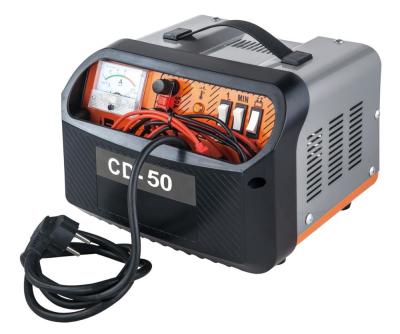 China 30A 40A 50A Portable Car Battery Charger 12V 24V 230V with Manual Circuit Breaker for sale