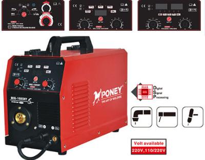 China Inverter Synergic 3 in 1 MIG Welder 20-160A 220V with IGBT Transistor for sale