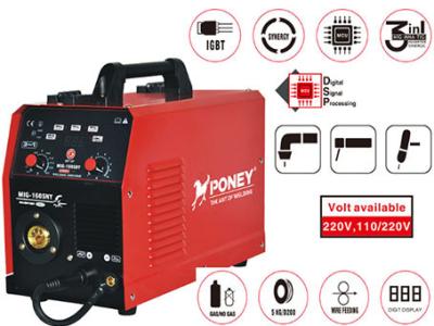 China MIG-140SNY 140A Synergic 3 in 1 Inverter MIG Welder 5kg Wire Spool 220V for sale