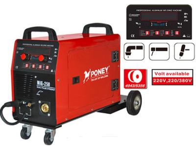 China Mig-250DP 250 Amp DSP MIG Welding Machine for Aluminum 5kg Wire 220V for sale