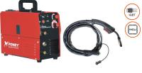 China Mini MIG 120 No Gas Welding Machine Hot Start With Separate MIG Torch for sale