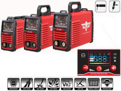 China Rigor LCD Display Intelligent Arc Force Welding Machine IGBT 1.6-5.0mm Electrode Soldar for sale