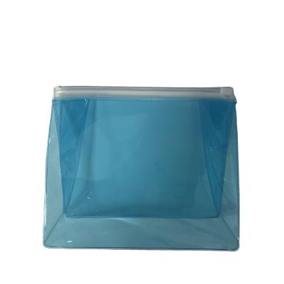 China Transparent PVC EVA Cosmetic Travel Bag Wash Case 0.06mm Custom Logo for sale