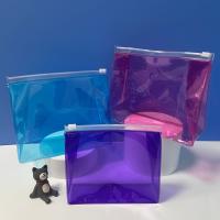 China Transparent PVC EVA Cosmetic Travel Bag Wash Case 0.06mm Custom Logo for sale