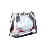 China Embossed Transparent PVC TPU Cosmetic Storage Bag Travel Wash Case 500pcs MOQ for sale