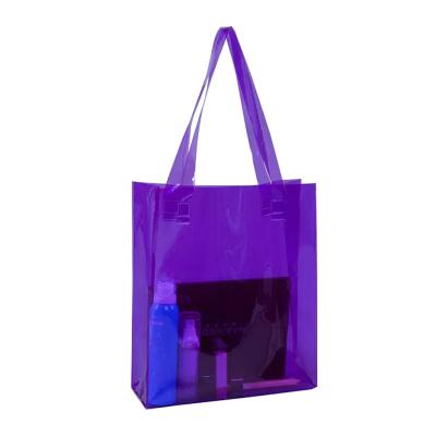 China Transparent PVC Cosmetic Storage Bag Travel Wash Case 500pcs MOQ Custom Color for sale
