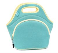 China Insulated Neoprene Lunch Bag 12x12x6.5 inch Reusable Tote for Women Kids BPA Free for sale