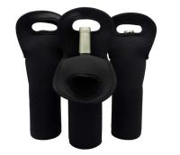 China Protective Neoprene Wine Carrier Tote Bag for 750ml Bottles Travel for sale
