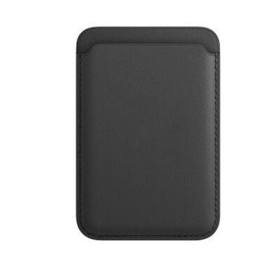 China Genuine Leather Slim Wallet Card Case 8-12 Card Capacity RFID Blocking Compact Business Card Holder for sale