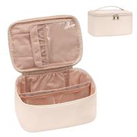 China Rewell Non Transparent Cosmetic Storage Bag 3 Compartments Waterproof Foldable Makeup Organizer for sale