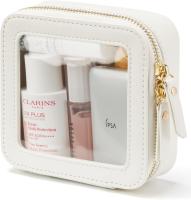 China Clear Mini Cosmetic Bag 5x4.7x2 Inch TPU Makeup Pouch for Purse Travel for sale