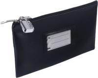 China Canvas Lockable Money Storage Pouches 3 Sizes Tamper Evident Cash Bags for Retail Banking Business for sale