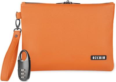 China Rewell Single-Use Tamper Evident Money Locking Bags Waterproof 3 Sizes Cash Deposit Bags for sale