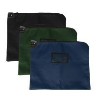 China Laminated Nylon Locking Courier Bag 19x15 Inch HIPAA Compliant with Handles for sale