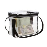 China Transparent Vinyl Waterproof Briefcase Purse 10x8x5 Inch Large Capacity Custom Made for sale