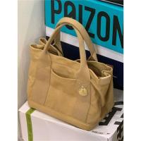 China Vintage Canvas Tote Bag for Women Large Capacity 2024 Niche Design Shoulder Crossbody Bag for sale