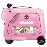 China Black Motorized Rolling Suitcase with built-in Automatic Braking System ensuring safe transport and easy maneuverability for sale