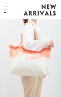 China Embroidered Tote Canvas Bag Tassel Design Braided Alphabet Shoulder Bag 50x10x35cm High Capacity Women for sale