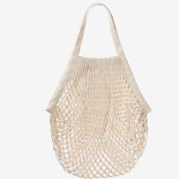 China Cotton Net Bag Fruit Vegetable Shopping Tote 44.5x37.5cm Small Woven Bag for sale