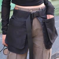 China Outdoor Multi-Pocket Zipper Fanny Pack Waist Bag with Adjustable Belt 30cm Capacity for sale