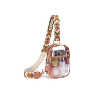 China TPU Transparent Anti-Splash Chest Bag Crossbody Shoulder Bag 20L Capacity for sale