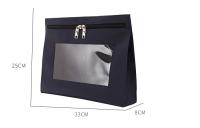 China Oxford Cloth Bank Withdrawal Bag 33x8x25cm Cash Exchange Bag Type A Lockhead Bank Voucher Bag for sale