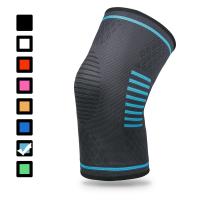 China 3D Knitted Nylon Sports Knee Pads for Men Women Badminton Running Fitness Outdoor Mountaineering for sale