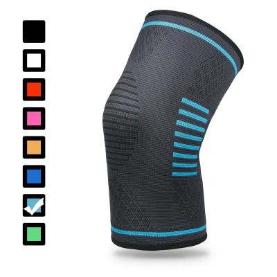 China 3D Knitted Nylon Sports Knee Pads for Men Women Badminton Running Fitness Outdoor Mountaineering for sale