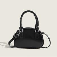 China Korean Retro PU Small Crossbody Bowling Bag for Women Waterproof Leather Handbag for sale