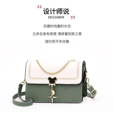 China Women's One Shoulder Small Square Bag 21x8x14cm Summer Trendy Crossbody Purse for sale